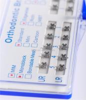China Precise and Comfortable Low Profile Dental MBT Mini Bracket Orthodontics with CE Certification for sale