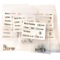 China 24 Years Class II Metal Dental Orthodontic Molar Roth Brackets with Hooks Instrument Classification for sale