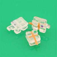 China Dental Area Ortho Clear Bracket Brace with MFDS Standard and Durable Sapphire Materials for sale