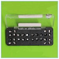 China Medical Grade Stainless Steel Mini Roth MBT.022/.018 Hook On Cartoon Bracket Brace for Orthodontic Treatment 20 Units/Set for sale