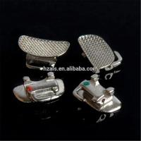 China Stainless Steel Hot Dental Ortodoncia Orthodontic Molar Bracket Slot 0.022 Roth Bracket with 80 Gauge Mesh Base Shelf Life 2 Years for sale