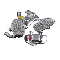 China Manual Metal Orthodontic Molar Brackets with Roth/MBT/Edgewise Hooks Professional Design for sale