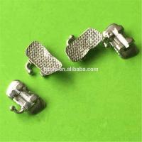 China Manual Metal Orthodontic Molar Brackets with Roth/MBT/Edgewise Hooks Professional Design for sale