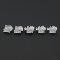 China CB Certified ALS Dental Ortho Orthodontic Self-ligating Ceramic Bracket Mini Roth .022 Hook on 345 with CE ISO Certificate for sale