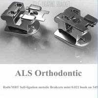China 2023 Hot Dental Clinic Autoligado Bracket Mini Standard Ortho Materials Roth/MBT/Edgewise Technology MIM Wire Cutting for sale