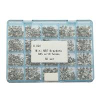 China Bulk Orthodontic Bracket Braces Metal Mesh Base Mini Braces MBT 022 345 for sale