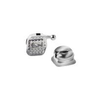 China Metal Monoblock Self Ligating Mouth Orthodontic Bracket Standard Roth For Dentistry Treatment for sale