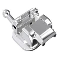 China ALS Dental Orthodontic Metal Passive Bracket Lingual Self Ligating With Buccal Tube for sale