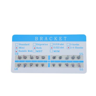 China Precision Metal Orthodontic Bracket Self Adjusting Braces For Edgewise Tooth Movement Control for sale