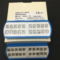 China Bondable Stainless Steel Metal Orthodontic Bracket Crystal Sapphire Braces ALS Dental Supplies for sale