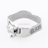 China 0.018 Slot Dental Pre Welded Orthodontic Molar Band Bracket For Teeth Correction SGS Certified for sale