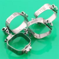 China Welded U2L1 Ortho Pre Molar Band Braces With Buccal Tubes And Lingual Cleat Sheath for sale