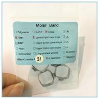 China Welded U2L1 Ortho Pre Molar Band Braces With Buccal Tubes And Lingual Cleat Sheath for sale