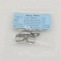 China MFDS Metal Dental Preformed Molar Bands With Roth Buccal Tube Customized for sale