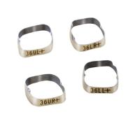 China Custom Orthodontic Molar Band With Lingual Sheath Stainless Steel Buccal Tube Bands for sale