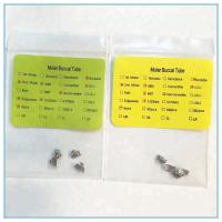 China Non Convertible Single Molar Buccal Tube Dental Roth MBT Orthodontic Materials for sale