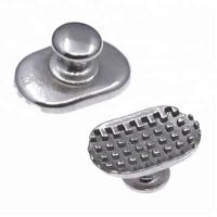 China CCC Certification metal button lingual round/ elliptical 10pcs per pack for dental orthodontic procedures made of metal for sale