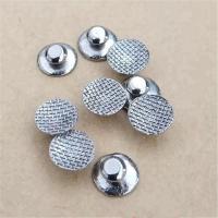 China CCC Certification metal button lingual round/ elliptical 10pcs per pack for dental orthodontic procedures made of metal for sale