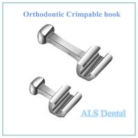 China Import Medical Stainless Steel Dental Ortho Ortodoncia Standard Crimpable Hook 10pcs per Pack 2024 for Dental Procedures for sale