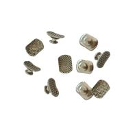 China CE Certified Metal Orthodontic Lingual Button Mesh Base and Monoblock with Metal Material Made for sale