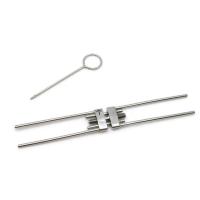 China Stainless Steel Dental Instruments Normal Type and Kickstand Type Orthodontic Mini Expander Screw Retraction Hyrax Screws for sale