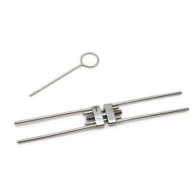 China Stainless Steel Dental Instruments Normal Type and Kickstand Type Orthodontic Mini Expander Screw Retraction Hyrax Screws for sale