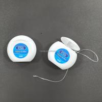 China Dentistry Essential 50m Long Mint Flavor Natural Bamboo Waxed Dental Floss with Shelf Life 2 years for sale
