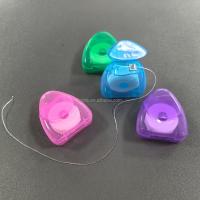 China Dentistry Essential 50m Long Mint Flavor Natural Bamboo Waxed Dental Floss with Shelf Life 2 years for sale