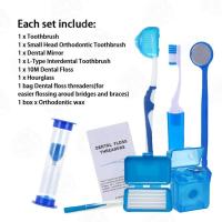 China Micro Peppermint Flavor Dental Floss Interdental Brush Teeth Stick Class II Instrument with Clean Wire CCC Certified for sale