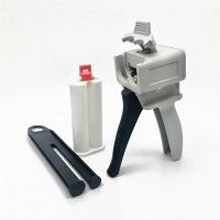 China Dual Cartridge Caulking Gun for Dentistry 50ml 10 1 AB Dispensing Gun Corian Adhesive Solid Surface Dental Silicone Gun for sale