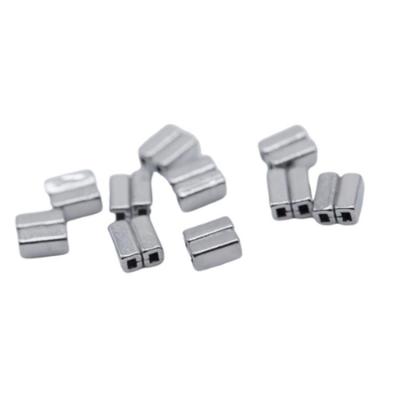 China Dental Orthodontic Crimpable Hook Cross Tube/Double Tube Split Sliding Hooks for Arch Wires Shelf Life 2 Years A Grade for sale