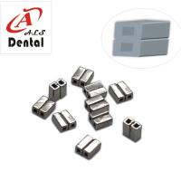 China Dental Orthodontic Crimpable Hook Cross Tube/Double Tube Split Sliding Hooks for Arch Wires Shelf Life 2 Years A Grade for sale