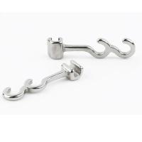 China CE Certified Dental Orthodontic Crimpable Hook Long Curved Left Right for Certification MFDS Safety Standard for sale