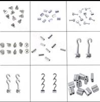 China Stainless Steel Bondable Crimpable Hooks 10pcs Pack for sale