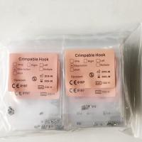 China MFDS Approved 10pcs/Pack Lingual Button Crimpable Hooks Orthodontic Mini Stop Crimpable Stop Certification ce MFDS Standard for sale