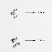China MFDS Approved 10pcs/Pack Lingual Button Crimpable Hooks Orthodontic Mini Stop Crimpable Stop Certification ce MFDS Standard for sale