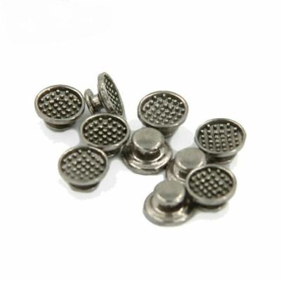 China 2 Years Shelf Life Metal Orthodontic Monoblock Round Base Lingual Button for Oral Bracket Treatment for sale