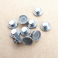 China 2 Years Shelf Life Metal Orthodontic Monoblock Round Base Lingual Button for Oral Bracket Treatment for sale