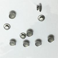 China 2 Years Shelf Life Metal Orthodontic Monoblock Round Base Lingual Button for Oral Bracket Treatment for sale