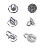 China Dental Orthodontic Lingual Accessories Traction Hook with Bondable Lingual Buttons and Round Mesh Base Button Metal Material for sale