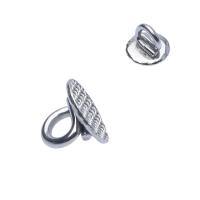 China Dental Orthodontic Lingual Accessories Traction Hook with Bondable Lingual Buttons and Round Mesh Base Button Metal Material for sale