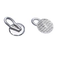 China Dental Orthodontic Lingual Accessories Traction Hook with Bondable Lingual Buttons and Round Mesh Base Button Metal Material for sale