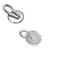 China Dental Orthodontic Lingual Accessories Traction Hook with Bondable Lingual Buttons and Round Mesh Base Button Metal Material for sale