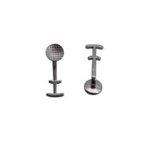 China 2024 MFDS Safety Standard Design Stainless Steel Dental Orthodontic Lingual Button with Hooks for sale