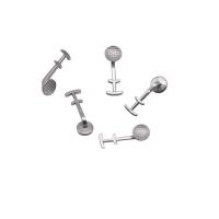 China 2024 MFDS Safety Standard Design Stainless Steel Dental Orthodontic Lingual Button with Hooks for sale