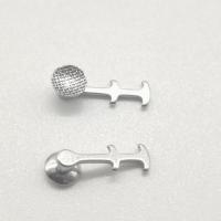 China 2024 MFDS Safety Standard Design Stainless Steel Dental Orthodontic Lingual Button with Hooks for sale