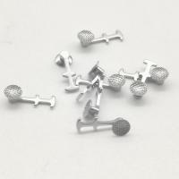China 2024 MFDS Safety Standard Design Stainless Steel Dental Orthodontic Lingual Button with Hooks for sale