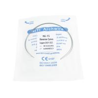 China NiTi Rectangular Wires for Orthodontic Treatment Reverse Curve Design and CCC Certification for sale