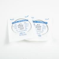 China NiTi Rectangular Wires for Orthodontic Treatment Reverse Curve Design and CCC Certification for sale