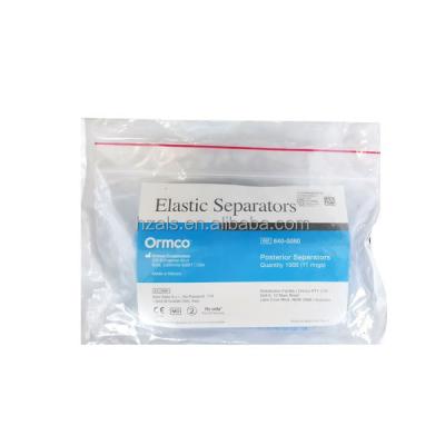 China Manual Power Source Dental Orthodontics Separators Elastic 1000pcs/pk Super Elastic Item Code 640-0080 for sale